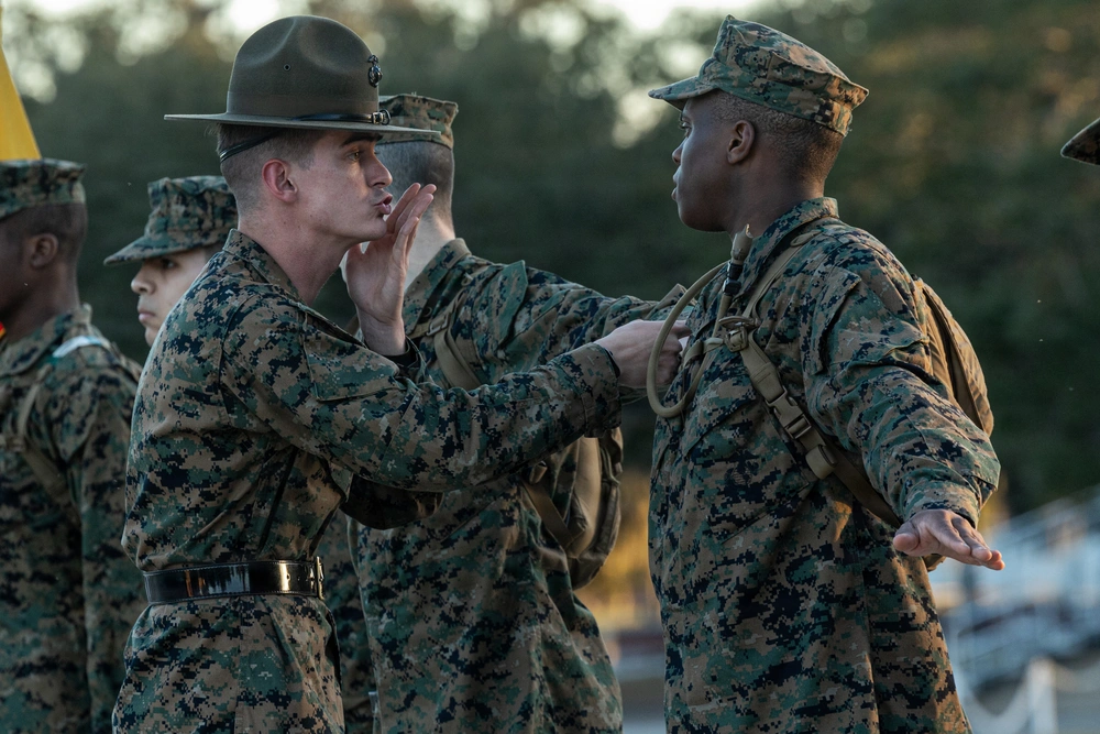 DVIDS - Images - Bravo Company Close Order Drill [Image 13 of 18]