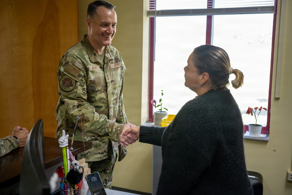 DVIDS - Images - CMSgt. Moore, ANG Command Chief visits 156th Wing ...