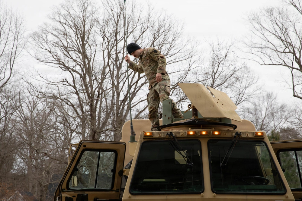 DVIDS - Images - U.S. Army National Guard Spc. Sean Bailey Prepares an ...