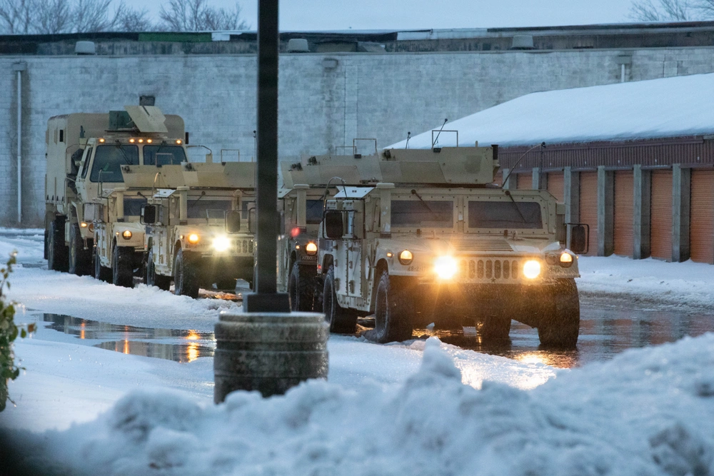 DVIDS - Images - 1-175th Infantry Regiment Soldiers Transit during ...