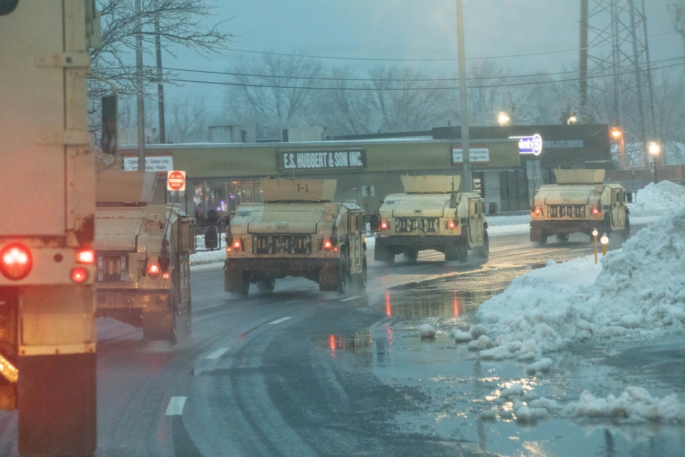 DVIDS - Images - 1-175th Infantry Regiment Set Out on Humvee Convoy ...