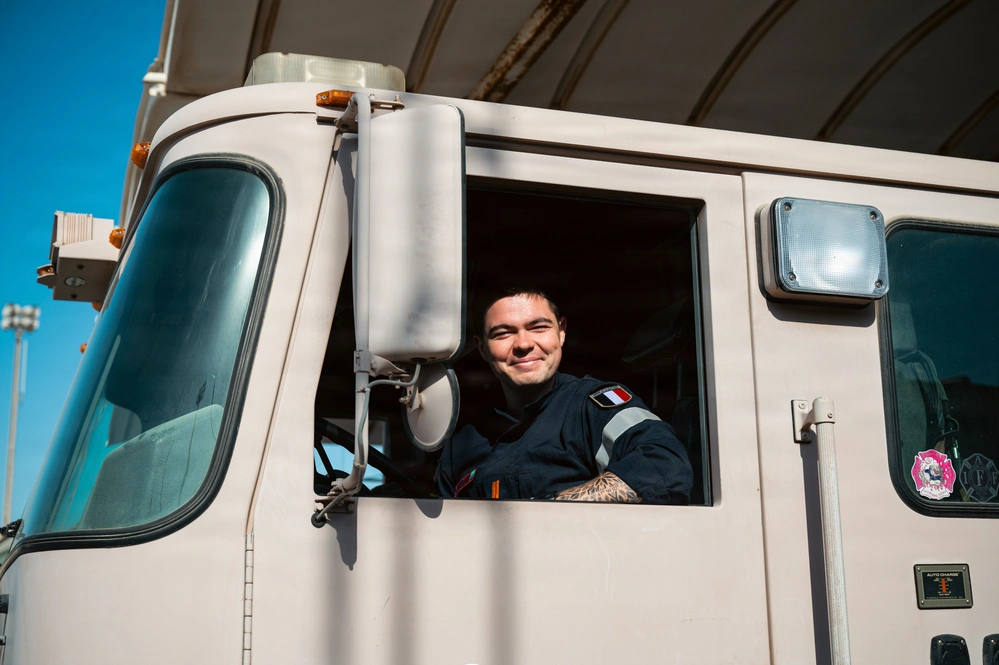 DVIDS - Images - French firefighters tour U.S. fire house [Image 7 of 10]