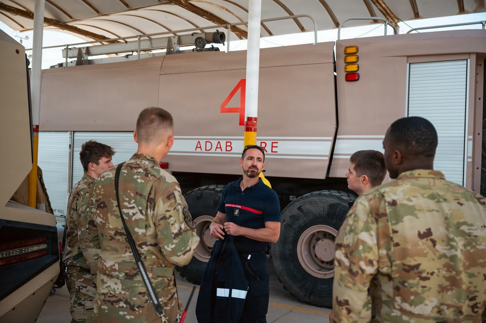 DVIDS - Images - French firefighters tour U.S. fire house [Image 8 of 10]
