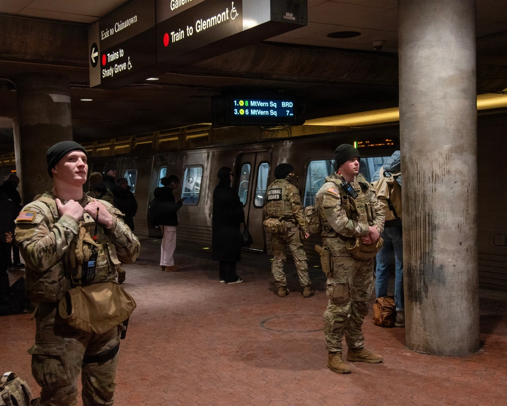 DVIDS - Images - Service members conduct patrols in metro stops [Image ...
