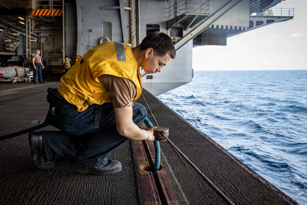 DVIDS - Images - Abraham Lincoln conducts routine maintenance [Image 17 ...