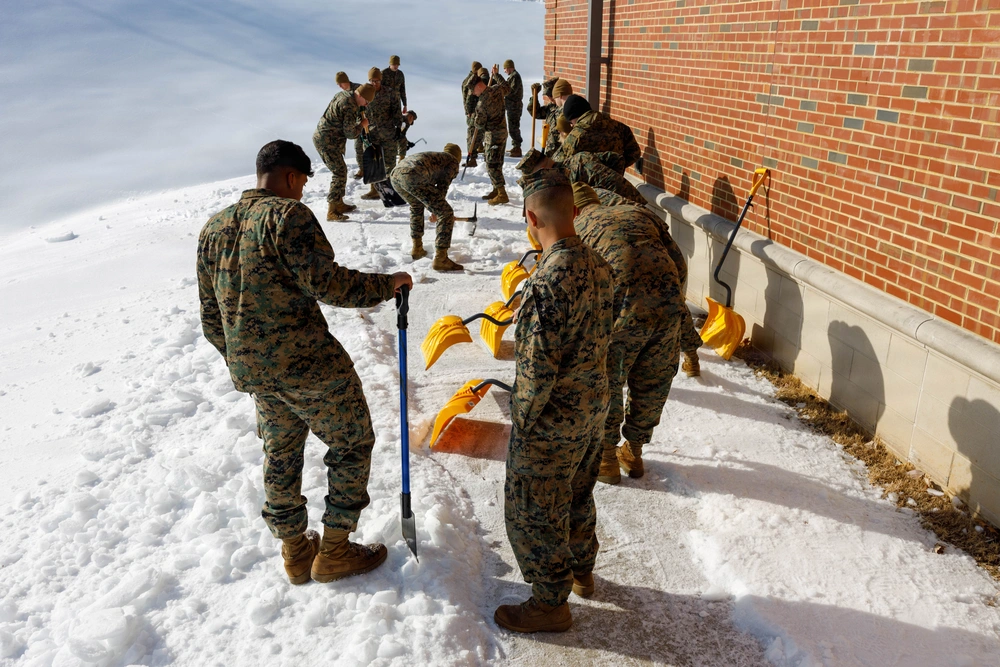 DVIDS - Images - U.S. Marines with Marine Corps Base Quantico Shovel ...