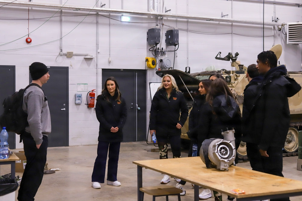 DVIDS - Images - Washington Commanders Cheerleaders visit Camp Tapa ...