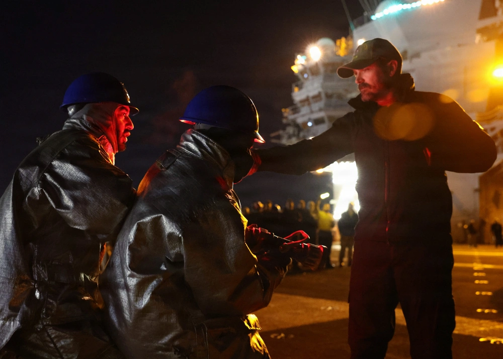 DVIDS - Images - PCU John F. Kennedy Conducts Flight Deck Fire Drill ...