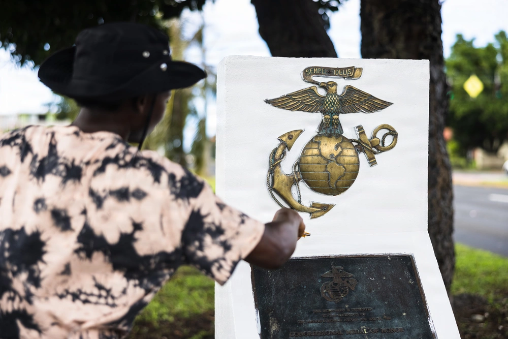 DVIDS - Images - Camp Blaz Marines participate in monument ...