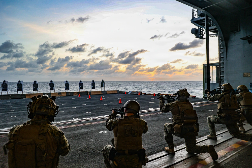 DVIDS - Images - 22nd MEU(SOC) | MSPF Conducts a Live-Fire Range Aboard ...