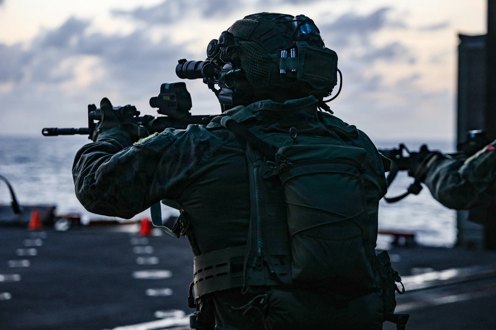 DVIDS - Images - 22nd MEU(SOC) | MSPF Conducts a Live-Fire Range Aboard ...