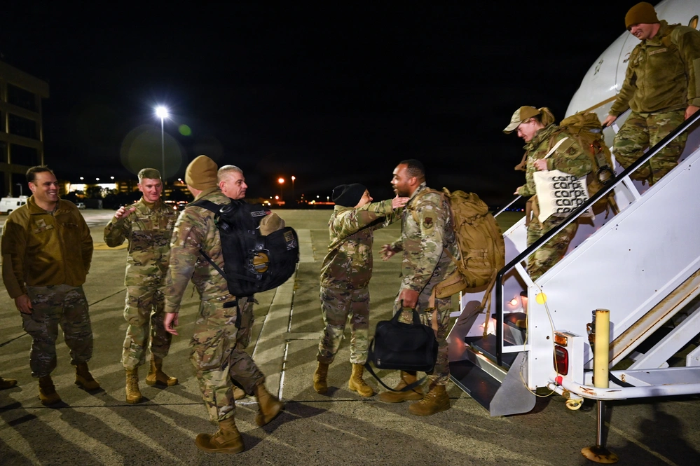 DVIDS - Images - 177th Fighter Wing unit members return to base after a ...