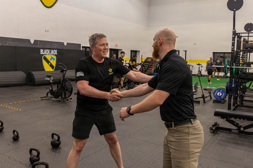 DVIDS - Images - The First Team hosts Secretary of the Army for H2F PT ...