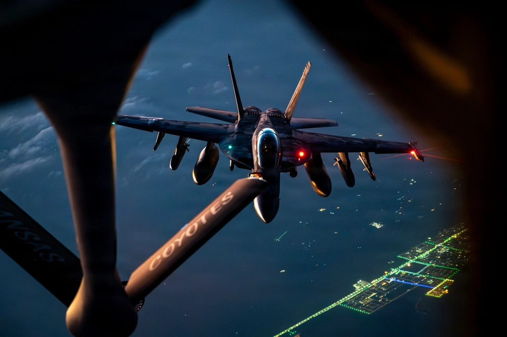 DVIDS - Images - US Air Force KC-135 conducts aerial refueling in ...