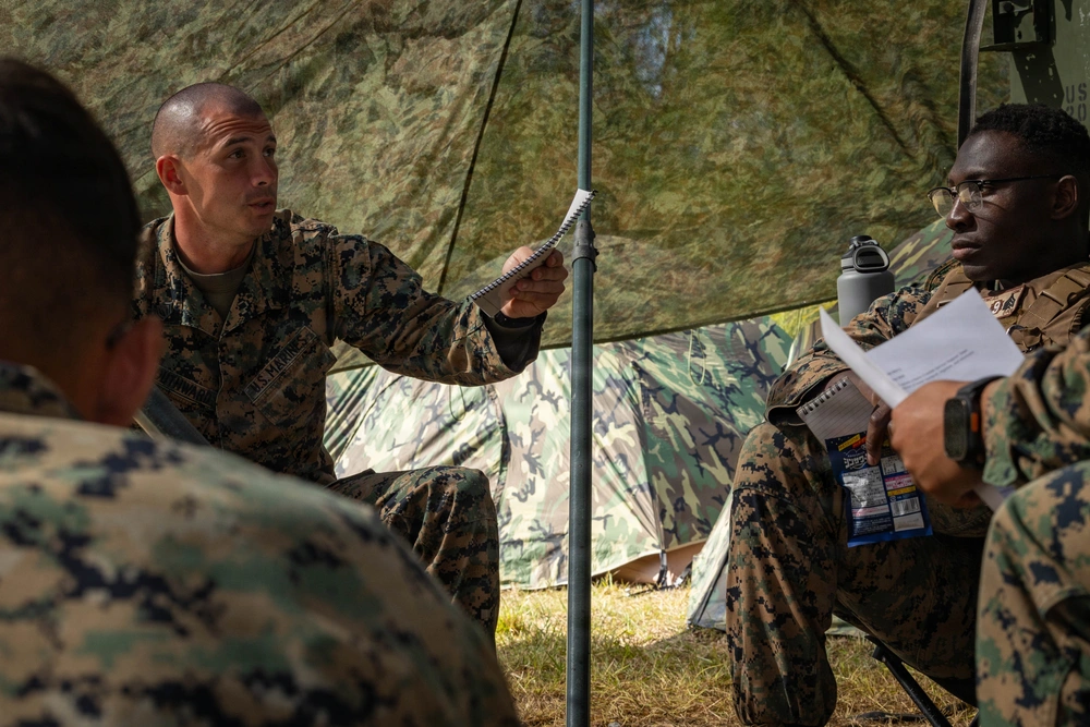 DVIDS - Images - 7th Communication Battalion Marines establish field ...