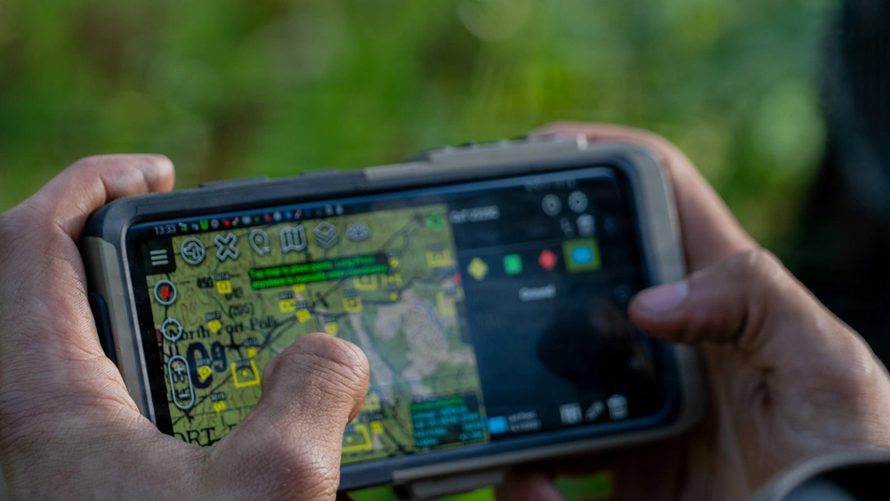 DVIDS - Images - 101st Airborne Division Soldier plans route using ATAK ...