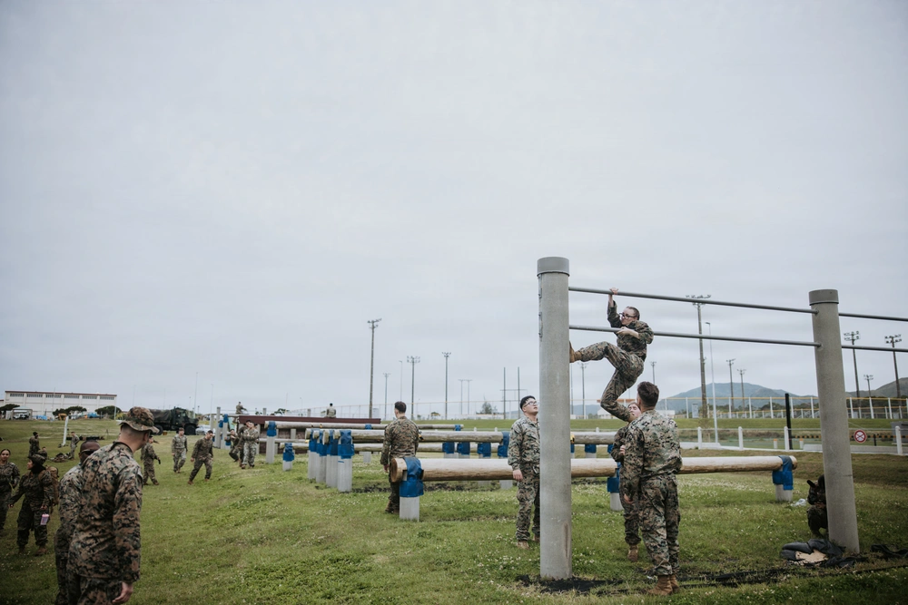 DVIDS - Images - U.S. Marines tackle obstacle course during ...