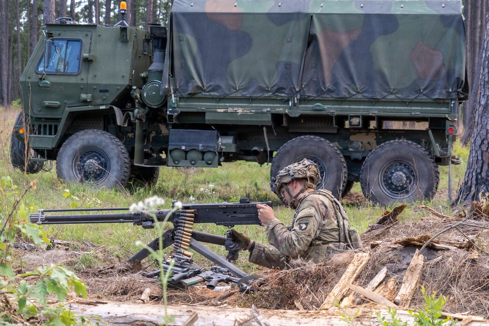 DVIDS - Images - Rakkasan Soldier conducts weapons check from fortified ...