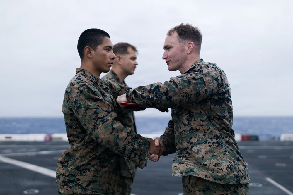 DVIDS - Images - 11th MEU Marines Receive Navy and Marine Corps ...