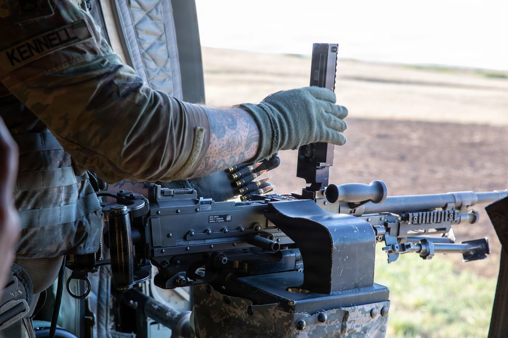 DVIDS - Images - Nebraska Guardsmen Practice Door Gunner Skills [Image ...