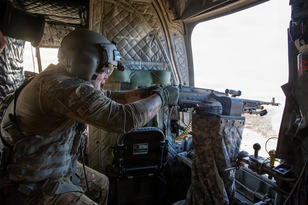 DVIDS - Images - Nebraska Guardsmen Practice Door Gunner Skills [Image ...
