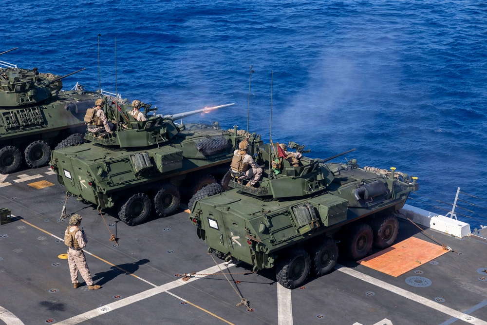 DVIDS - Images - BLT 3/5 Marines Conduct LAV-25 Live-Fire aboard USS ...