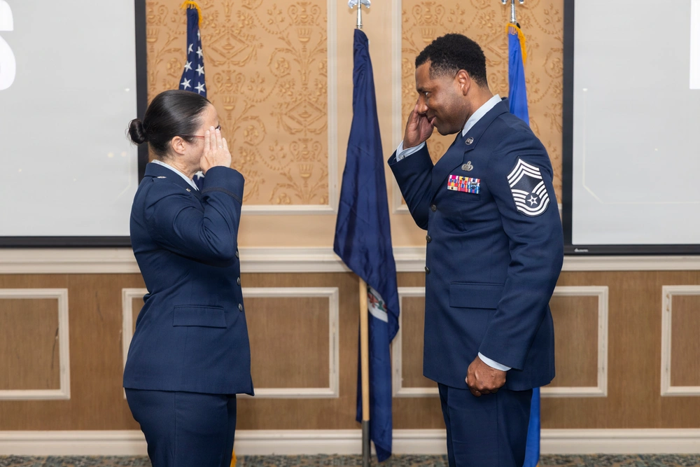 DVIDS - Images - Chief Master Sgt. Dumas Promotion [Image 2 of 2]