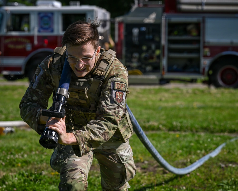 DVIDS - Images - 509 SFS Compete in a Battle of the Badges [Image 2 of 4]