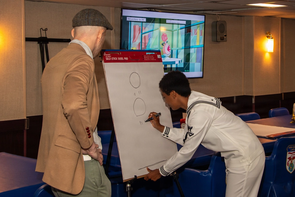DVIDS - Images - Sailors aboard USS Essex recieve animation training by ...