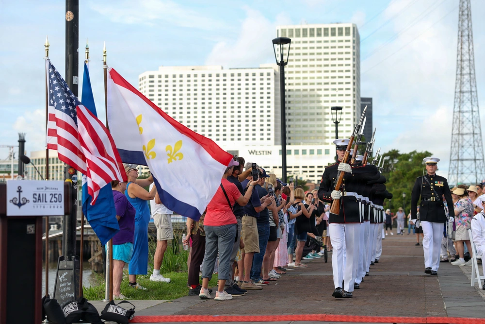 DVIDS - Images - Silent Drill Platoon takes on Sail 250 New Orleans ...