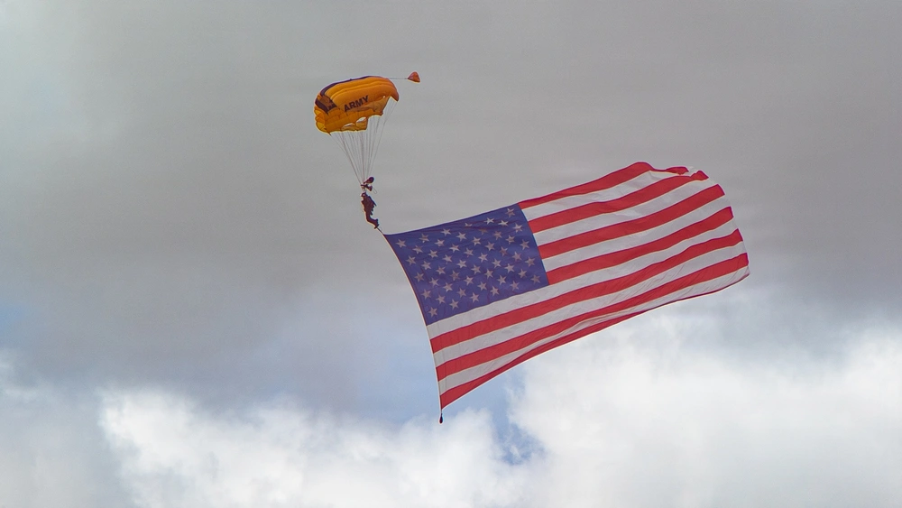 DVIDS - Images - Golden Knights jump at historic drop zone in Normandy ...