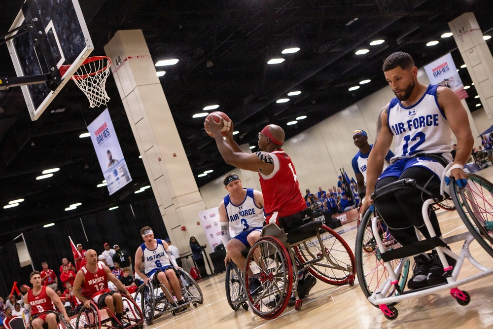 DVIDS - Images - Team Marine Corps Pushes Forward in Wheelchair ...