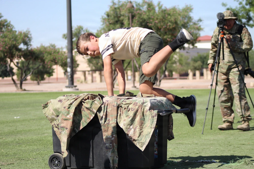 DVIDS - Images - Leaping into Action: Kids conquer obstacle course at ...