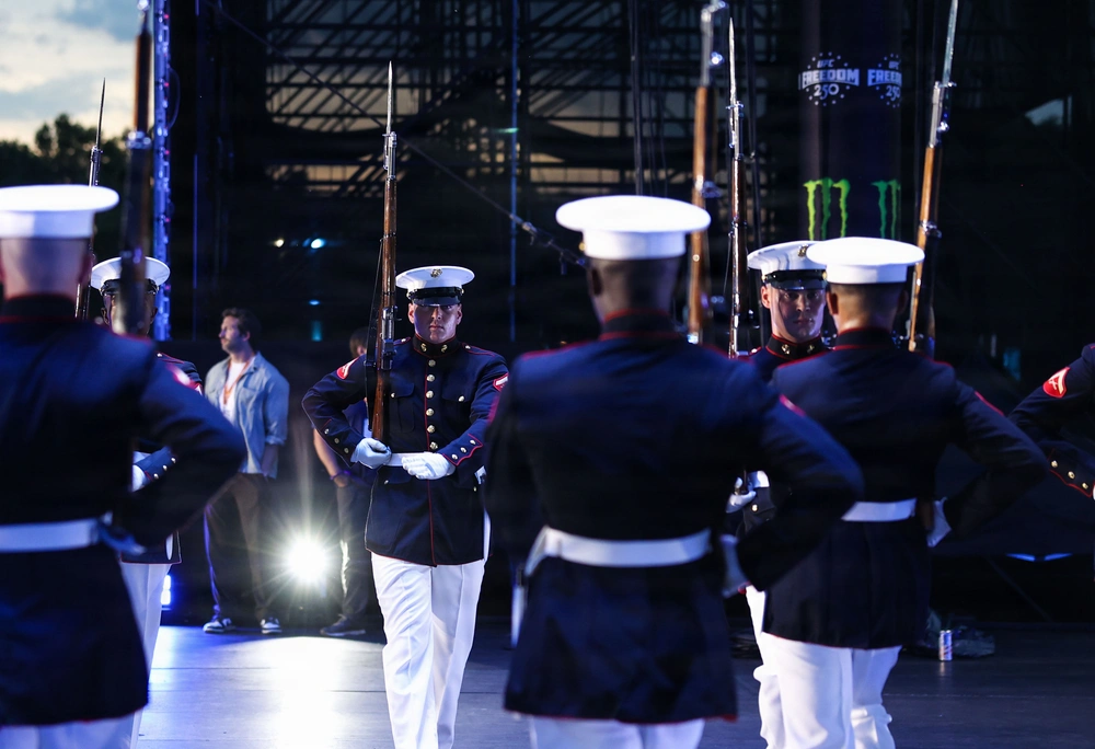DVIDS - Images - Marine Barracks Washington performs at UFC Freedom 250 ...