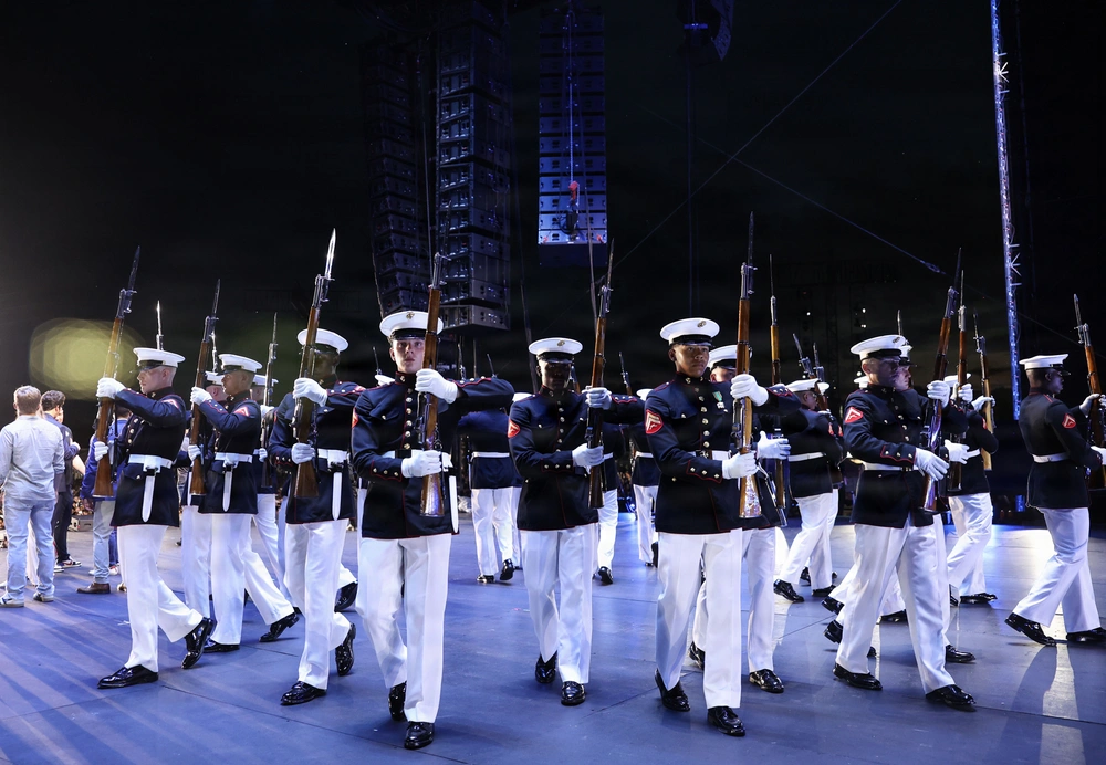 DVIDS - Images - Marine Barracks Washington performs at UFC Freedom 250 ...