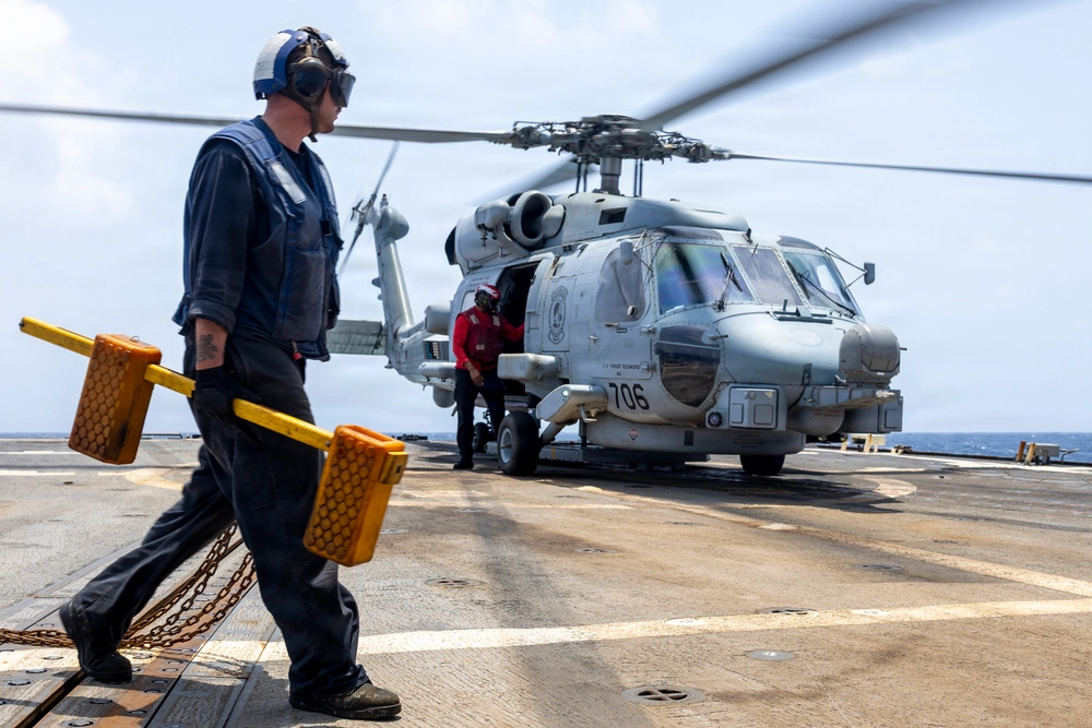 DVIDS - Images - Delbert D. Black Conducts Flight Operations [Image 5 of 6]