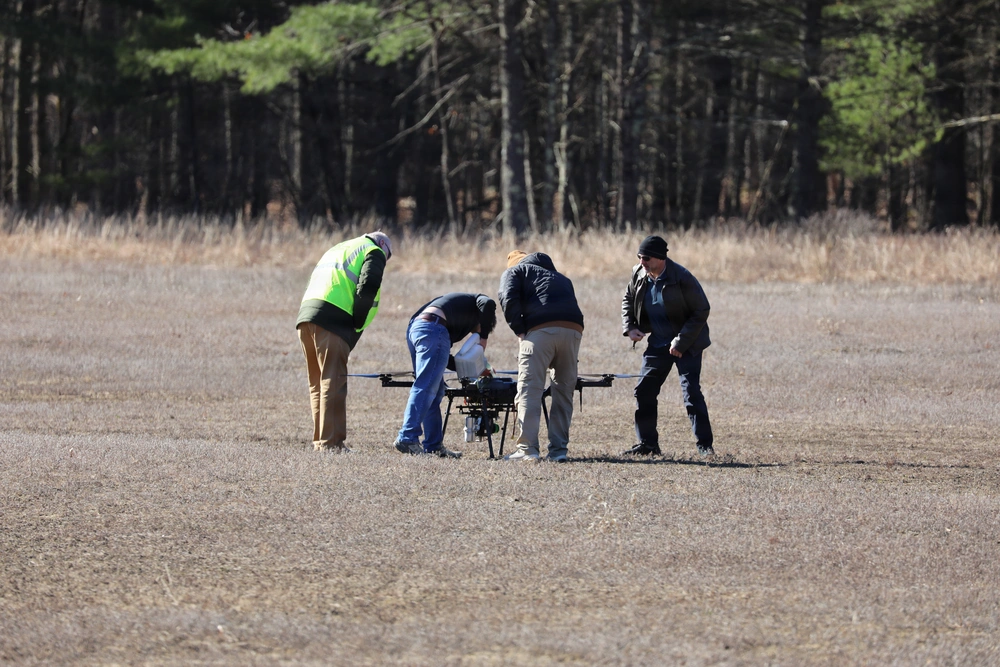 DVIDS - Images - Technicians Prepare Large Multi-Rotor Drone for Flight ...
