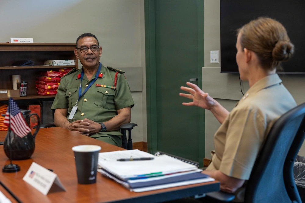 DVIDS - Images - PALS 26: MARFORK commander meets with Tonga’s senior ...