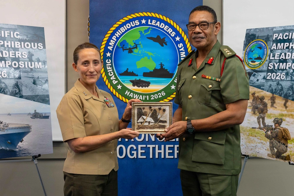 DVIDS - Images - PALS 26: MARFORK commander meets with Tonga’s senior ...