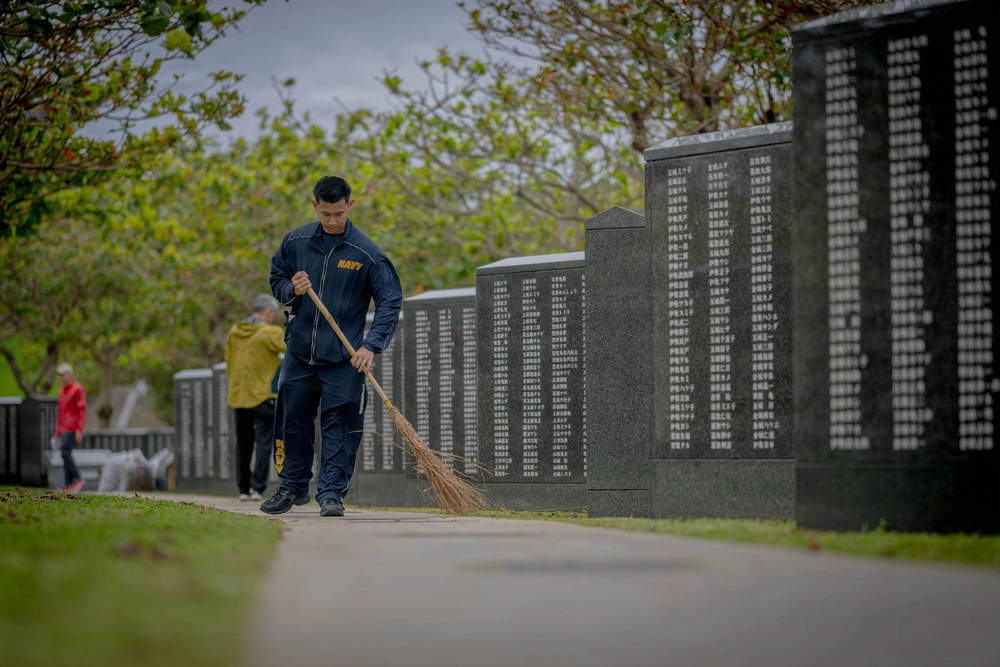 DVIDS - Images - Peace Park Cleanup [Image 4 of 11]