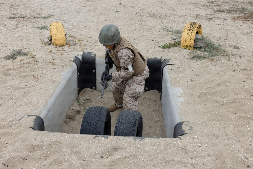 DVIDS - Images - Alpha Company Bayonet Assault Course [Image 7 of 11]