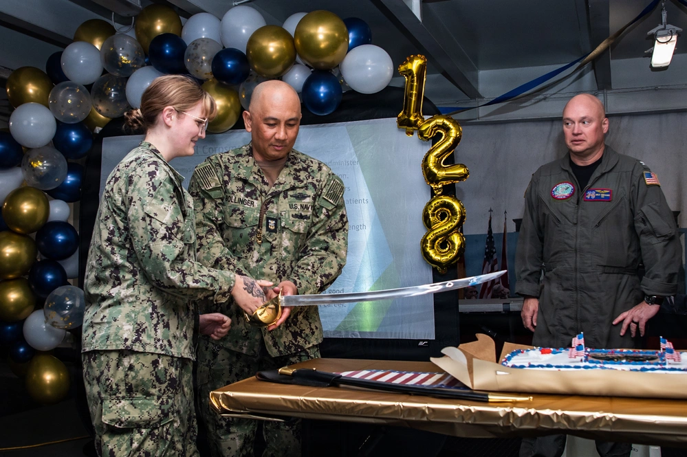 DVIDS - Images - Ronald Reagan Sailors Celebrate Hospital Corpsman ...