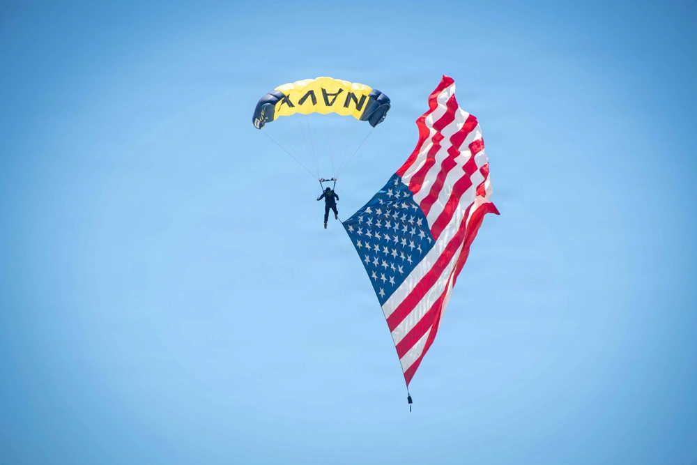 DVIDS - Images - U.S. Navy Parachute Team participate in NASCAR Cup Series