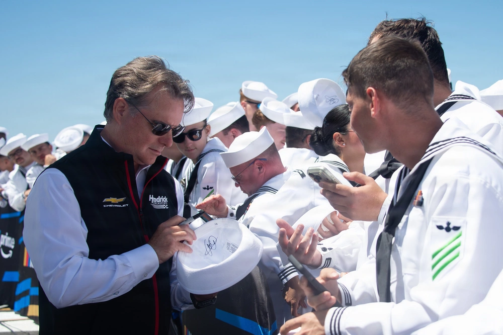 DVIDS - Images - USS Carl Vinson (CVN 70) participates in NASCAR live ...