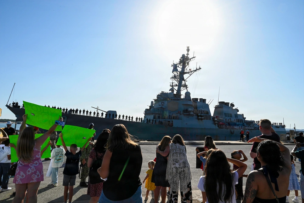DVIDS - Images - USS Oscar Austin (DDG 79) Returns to NAVSTA Rota ...