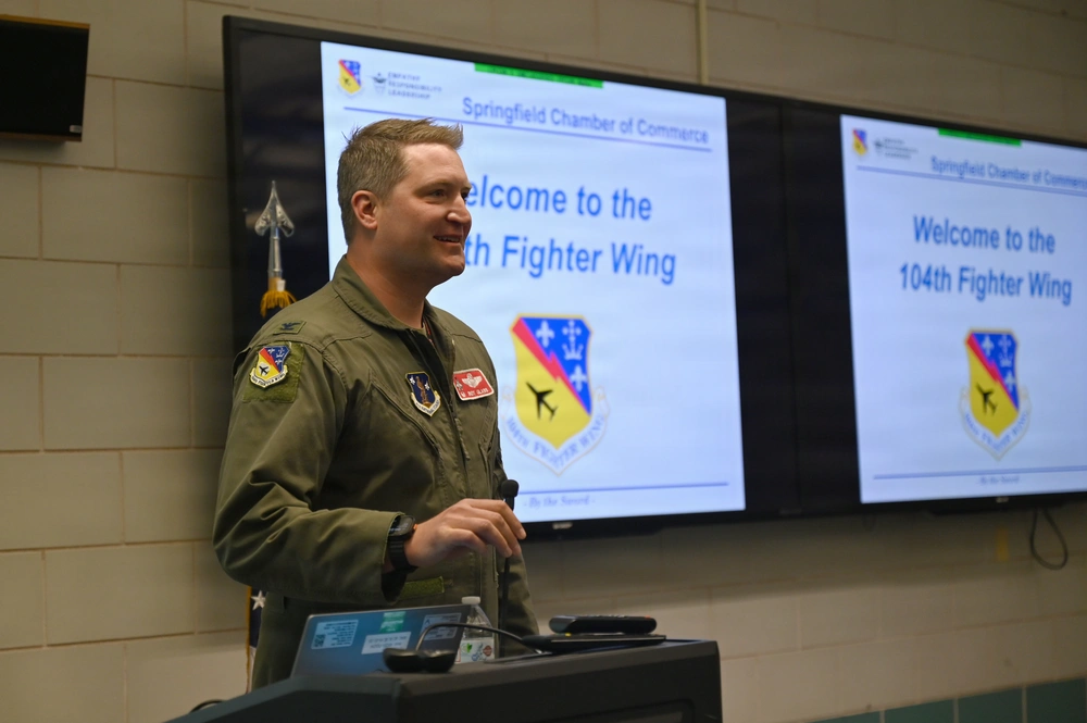 DVIDS - Images - 104th Fighter Wing hosts Springfield Chamber of ...